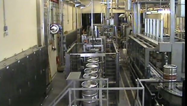 Keg line mod. HS6T (Belgium) - 250 kegs per hour - Co.Mac.