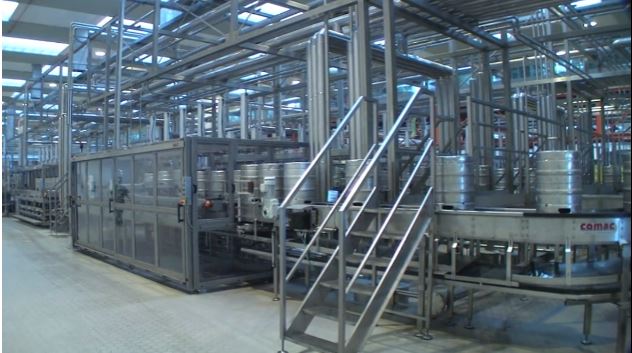 Keg line mod. HS6T (Spain) - 1,000 kegs per hour - Co.Mac.